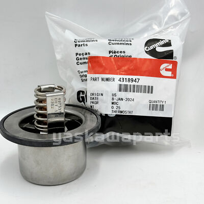 NEW Thermostat 180° 4318197 for Engine ISX N14 L10 4973373 3335550 US ...