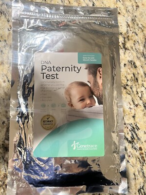 DNA Paternity Test - At-Home Collection Kit Genetrace New Swabs Gene ...