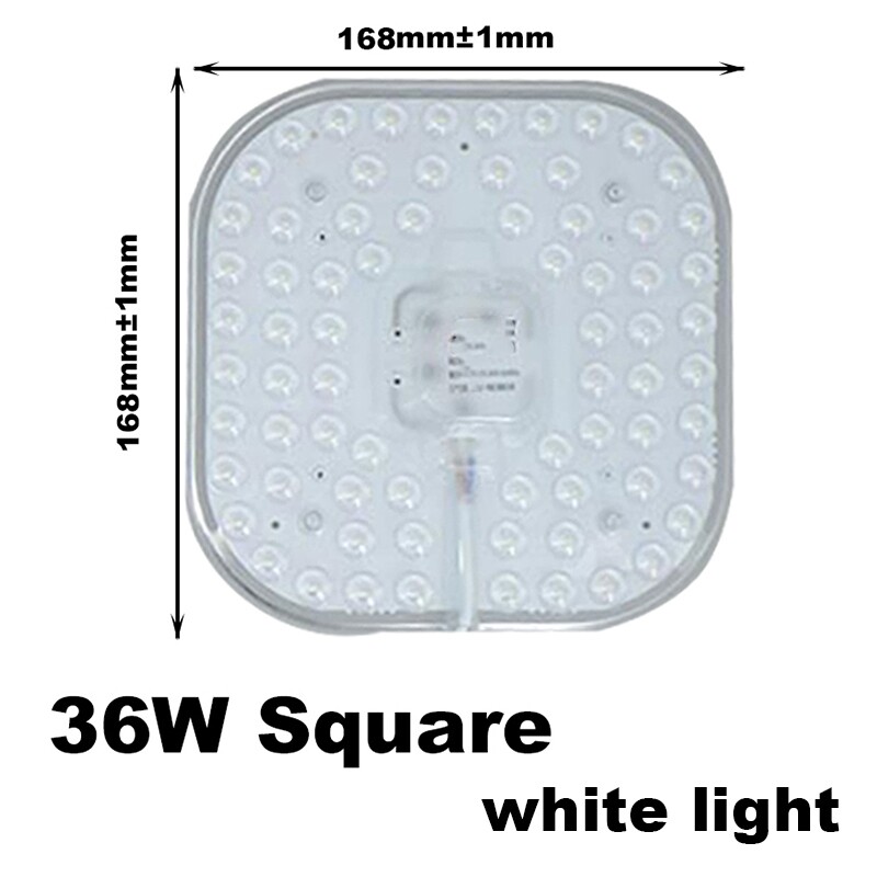 36W 24W 12W LED Light Panel white Ceiling board circular lamp board AC ...