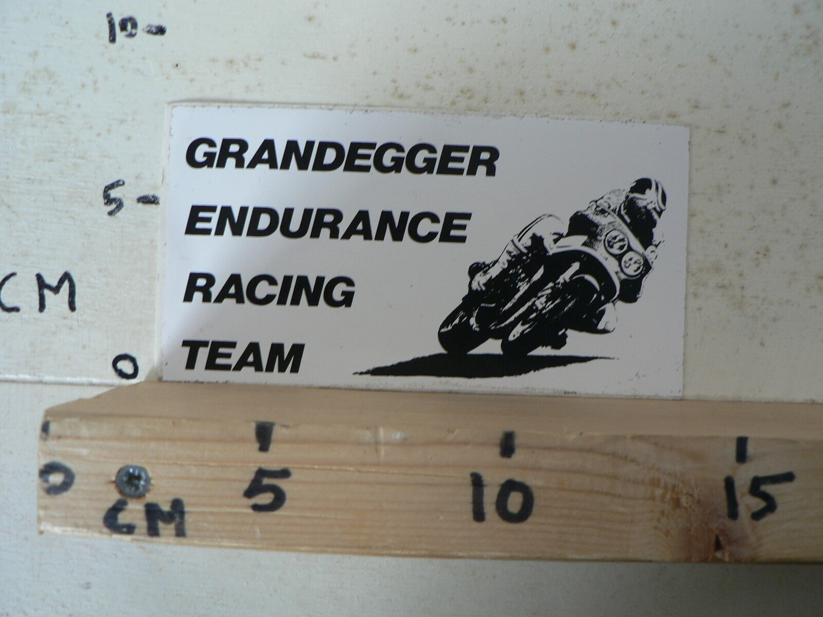 STICKER,DECAL GRANDEGGER ENDURANCE RACING TEAM MOTO | eBay