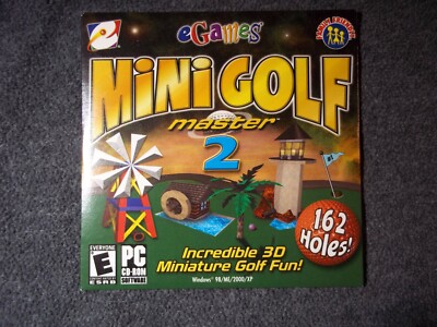 eGames Mini Golf Master 2 PC Game Brand New Windows XP Cardboard sleeve ...