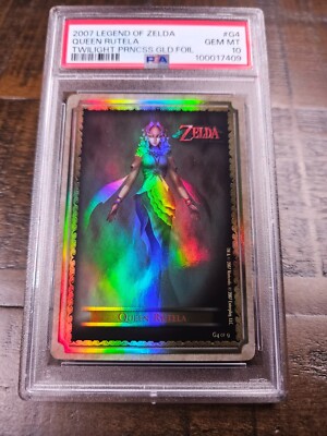 2007 Legend of Zelda Twilight Princess G4 Queen Rutela Gold Foil Card ...