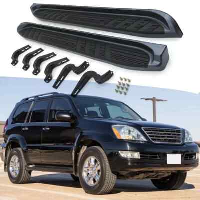 2PCS Side Steps Running Boards Nerf Bars Fits For Lexus GX470 J120 2003 ...