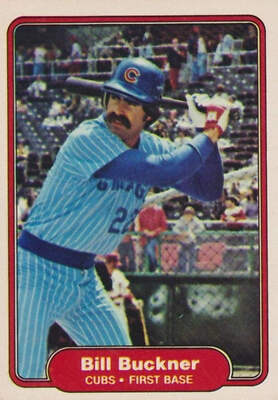 #589 Bill Buckner - Chicago Cubs - 1982 Fleer Baseball | eBay