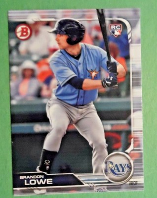Brandon Lowe 2019 Bowman #98 Prospect / Rookie Baseball Card Tampa Bay ...
