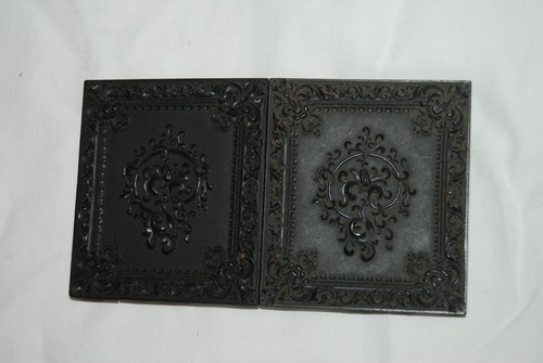 Thermoplastic union photo case - 1/6th plate size - geometric with ...