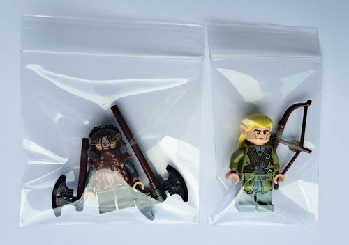 LEGO The Lord of the Rings Gimli & Legolas Minifigure - Set 9473 - NEW ...