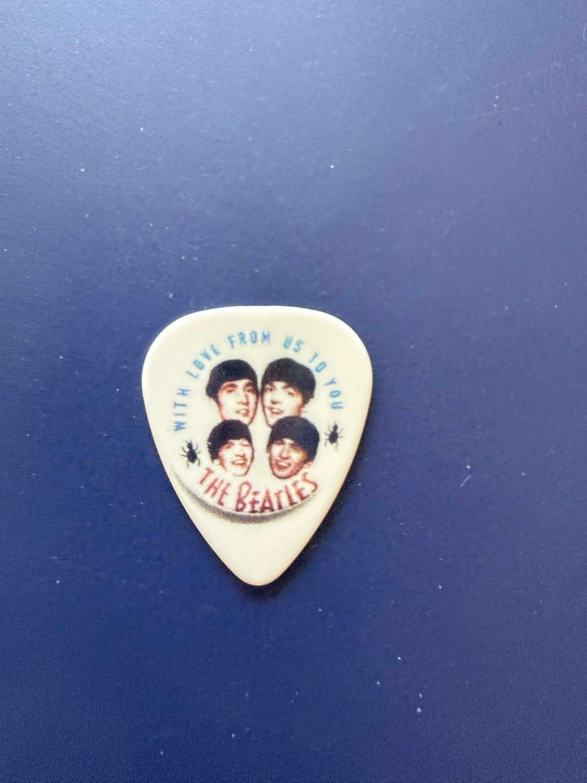 THE BEATLES ))) guitar pick - VERY RARE - PROMO #17 | eBay