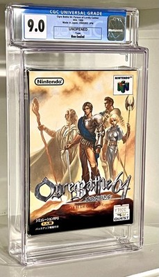Ogre Battle 64 Nintendo 64 N64 CGC Graded 9.0 Brand New UNOPENED Not ...