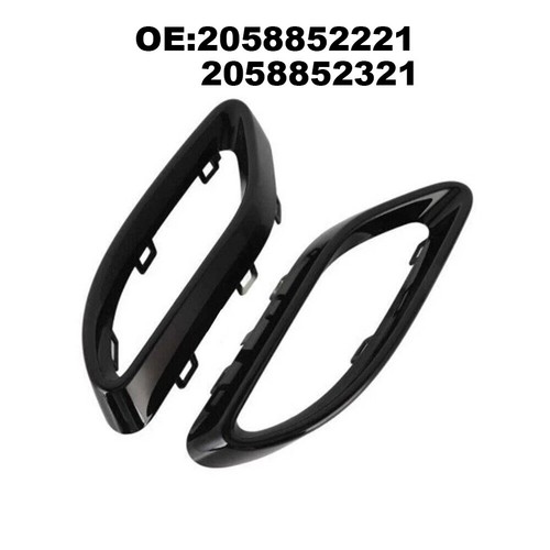 High Performance Exhaust Pipe Trim Frames for Benz For W205 2PCS Design ...