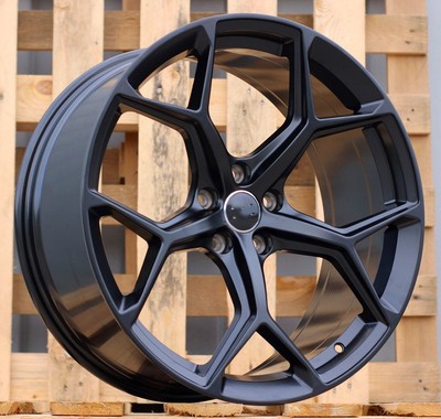 4 x 23 Inch 5x112 RS7 Style Matt Black Wheels: Fits For Audi Q7 Q8 SQ7 ...