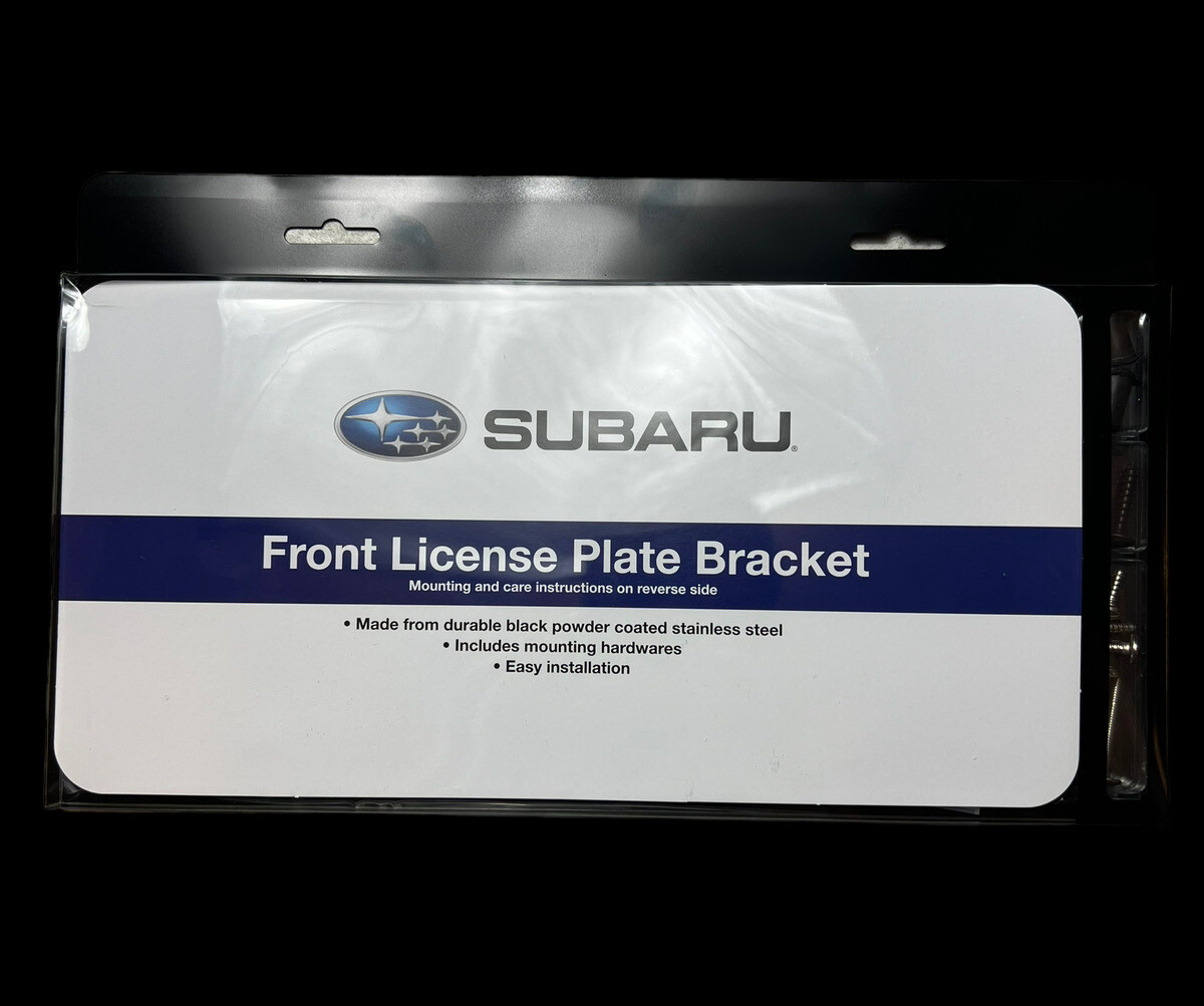 Genuine OEM Subaru Front Universal License Plate Bracket SOA342L120 for ...