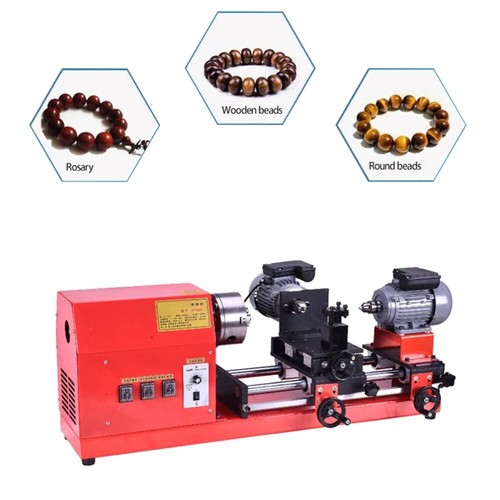 Small Woodworking Lathe Bead Machine Household Multifunctional Lathe ...
