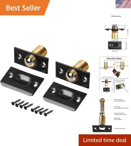 Stainless Steel Ball Catch for Closet Doors - 2 Pack Invisible Latch ...