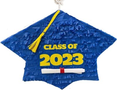 APINATA4U Class of 2023 Royal Blue and Yellow Graduation Cap Pinata | eBay