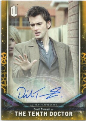 DAVID TENNANT Autograph trading card- DOCTOR WHO 2018 Signature Series ...