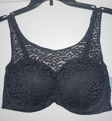 New tags Full Coverage simply basic underWired Comfort Bra Floral Lace ...