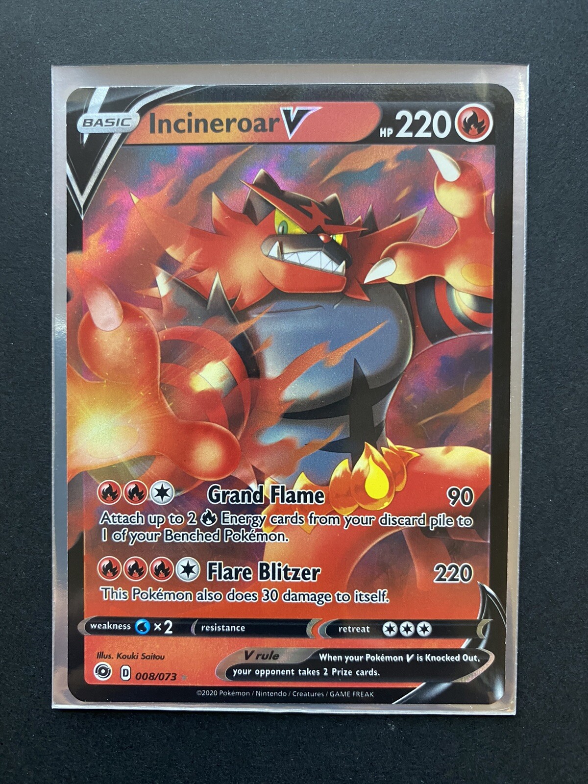 Incineroar V 008/073 - Champions Path Pokemon Card | eBay