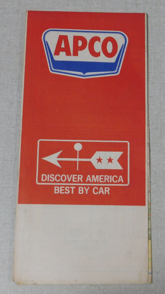 1970 APCO gas station map of Colorado and Wyoming | eBay
