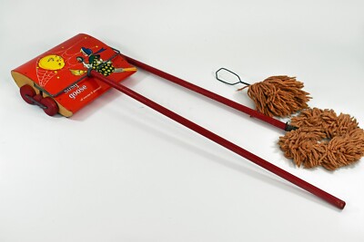 1950s Suzy Goose Sweeper Push Toy, Mop &Duster Kiddie Brush Co, Peter ...