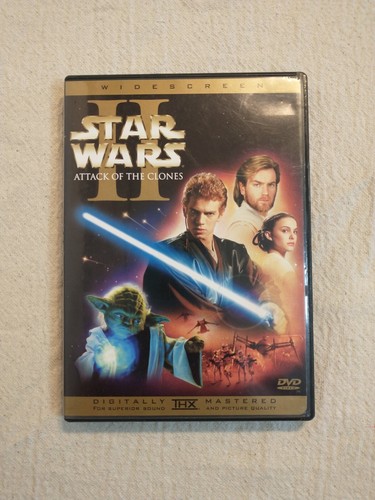 Star Wars Episode II Attack Of The Clones Widescreen DVD 2 Disc Set ...