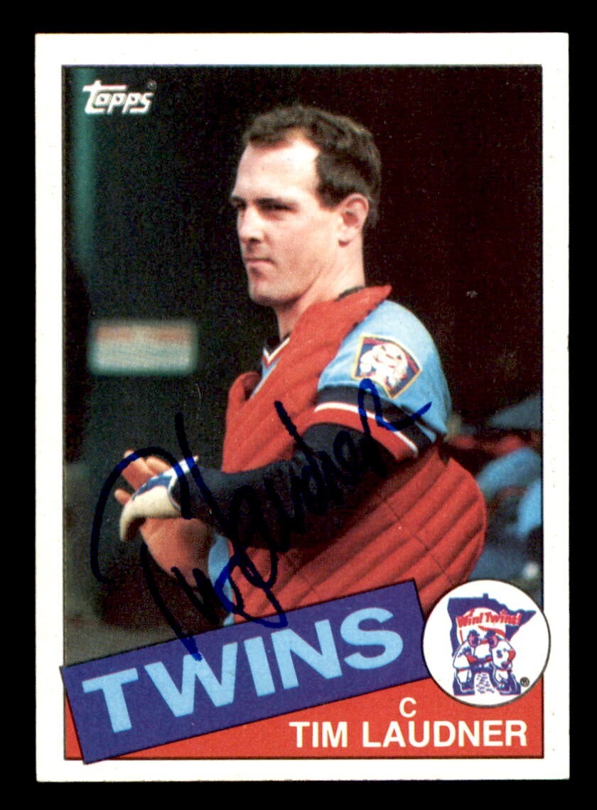 1985 Topps Baseball #71 Tim Laudner Signed Autograph (No COA) *e1 | eBay