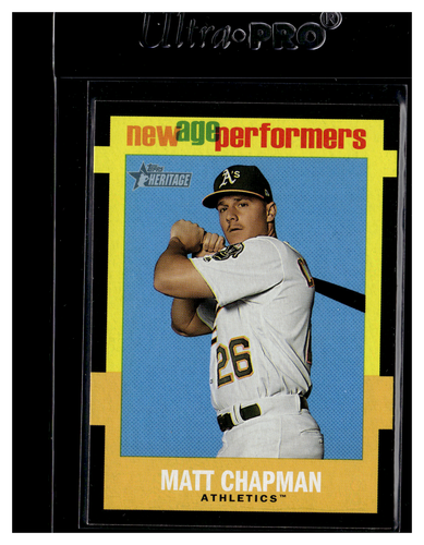 2020 Topps Heritage #NAP-14 Matt Chapman New Age Performers | eBay