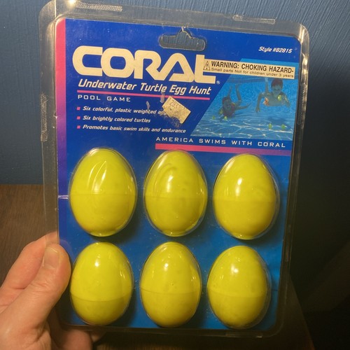CORAL Underwater Turtle Egg Hunt Pool Dive Game Submersible Weighted ...