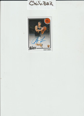 Egor Demin On Card Auto 45th Anniversary Rookie 2025 Topps 80B2R-ED | eBay