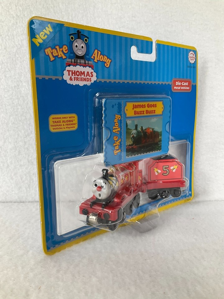 JAMES GOES BUZZ BUZZ ~ Thomas & Friends TAKE ALONG Die Cast Train 2 ...
