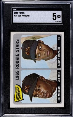 Joe Morgan 1965 Topps #16 Houston Colt .45s Rookie Stars RC SGC 5 | eBay