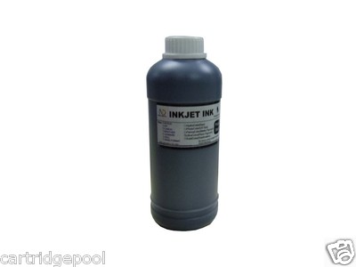 500ml 1/2 Liter Refill Bulk Ink for All HP Canon brother Printer Black ...