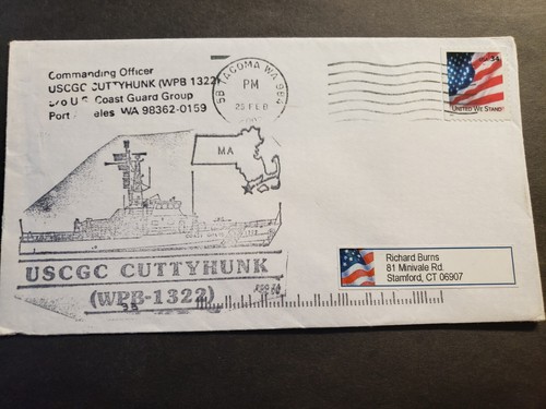 USCGC CUTTYHUNK WPB-1322 Naval Cover 2002 Cachet TACOMA, WA | eBay