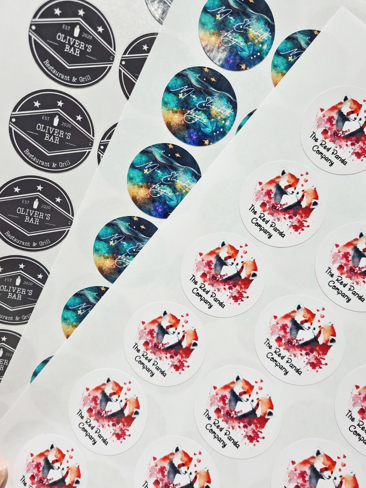 Stickers Custom Logo Labels Business Shipping Personalised Business ...