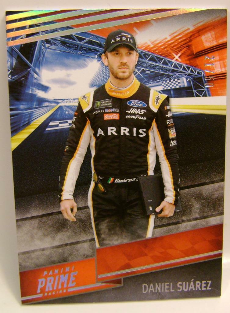 Daniel Suarez 2019 Prime NASCAR #DS-A Prime Jumbo Associate Sponsor 1 / ...