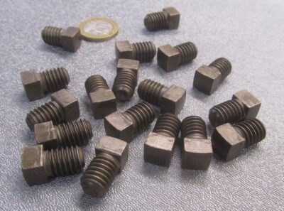 Steel Square Head Set Screws, Cup, 3/8"-16 x 1/2" Length, 50 Pieces | eBay