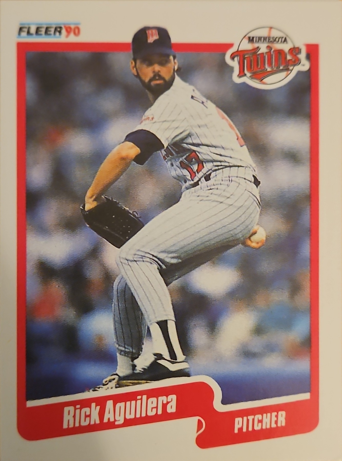 1990 Fleer #365 Rick Aguilera - Minnesota Twins | eBay