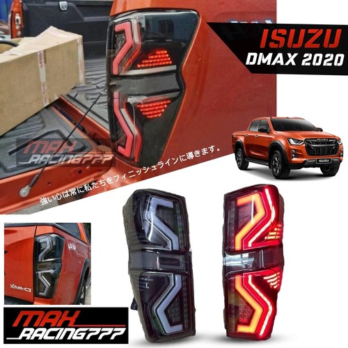 SMOKE TAIL LIGHT LAMP REAR FULL LED PAIR FOR ISUZU D-MAX DMAX PICKUP RG ...