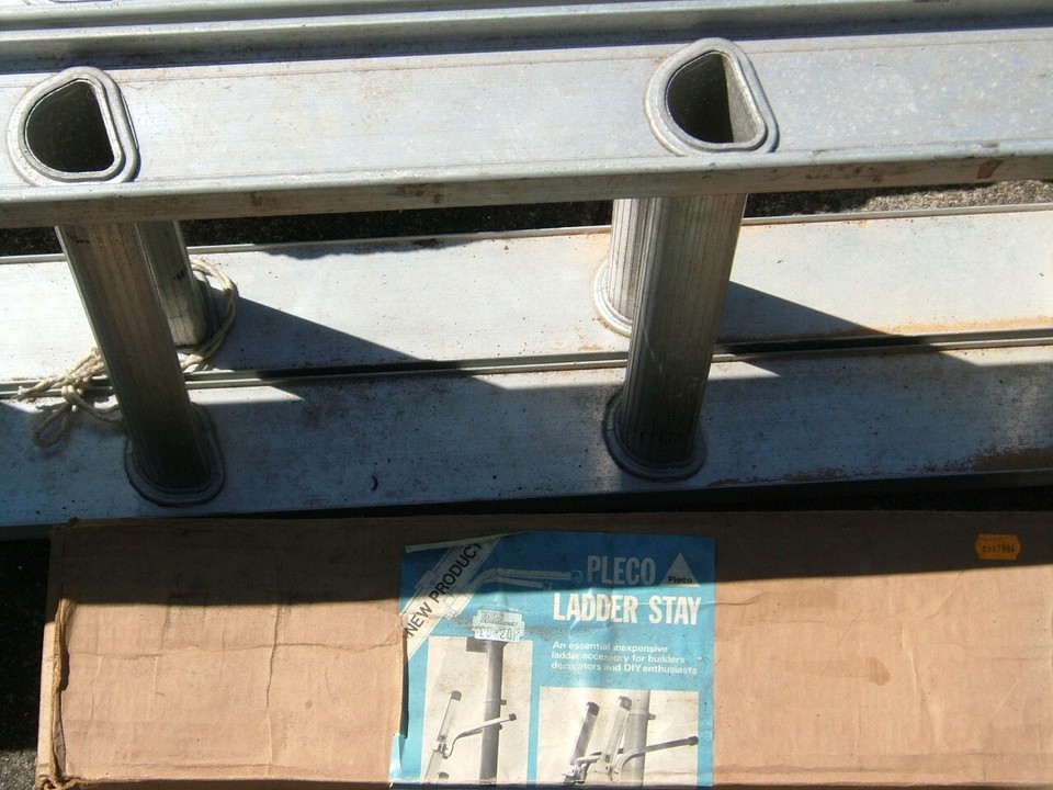 Clima aluminium double extension ladder | eBay UK