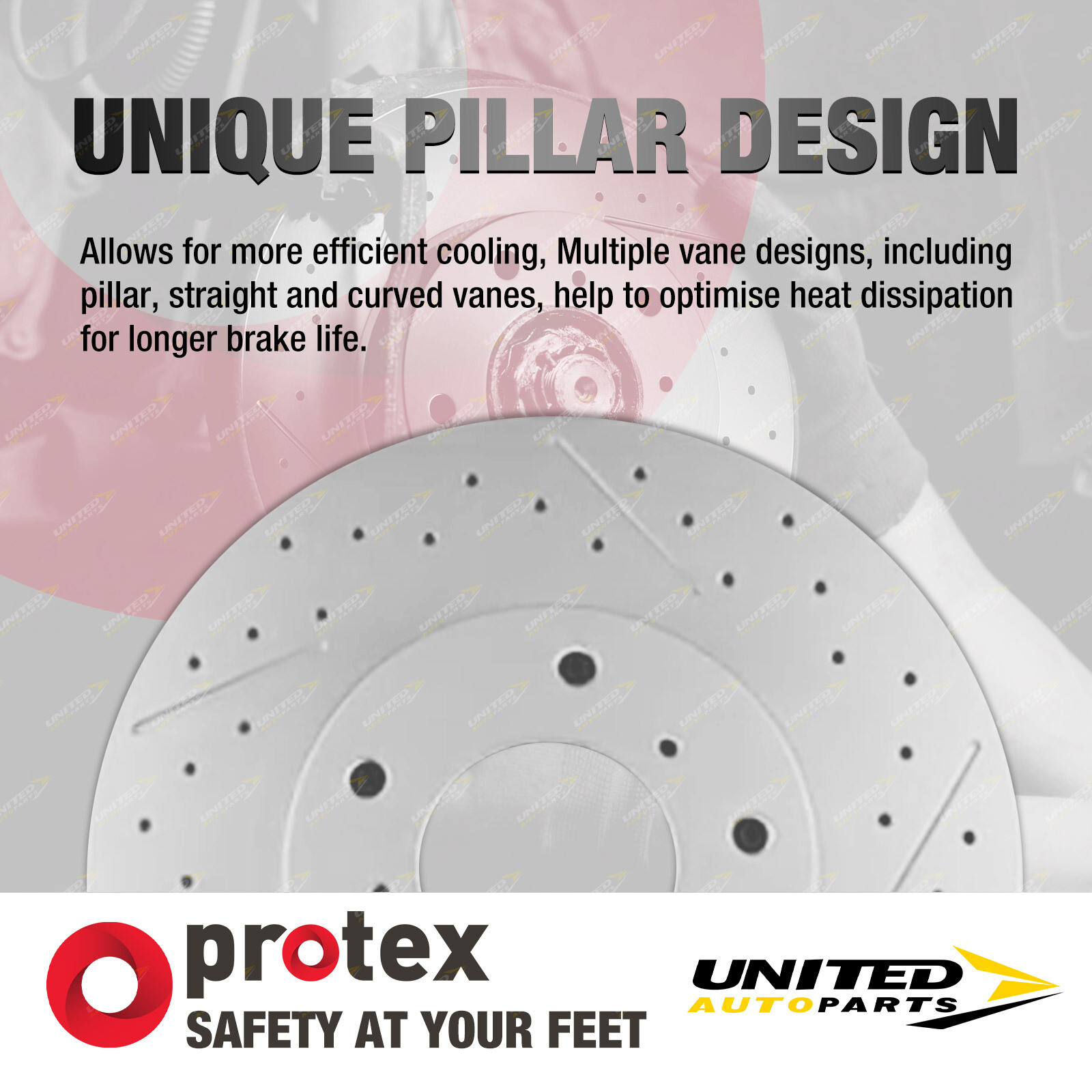 2 Fr Dimple Brake Rotors for Holden Commodore VE VF Statesman Caprice ...
