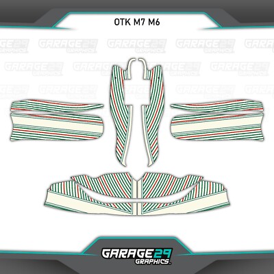 Tony Kart Style M7 M6 OTK Sticker Kit | eBay