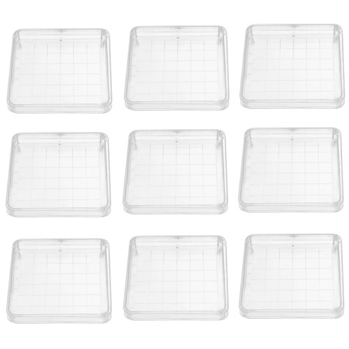 10 Pcs Petri Dish Holder with Lid Lids Chemistry Tray | eBay