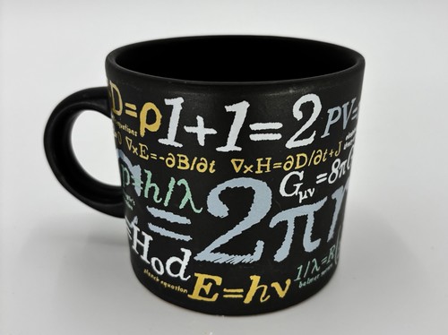 Math Mug The Unemployed Philosophers Guild Black Equation Mug Coffee ...