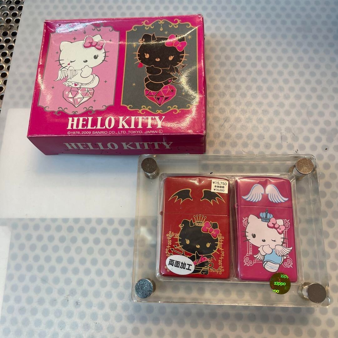 Zippo Hello Kitty Collaboration Angel Devil Pair Sanrio Limited 214 | eBay