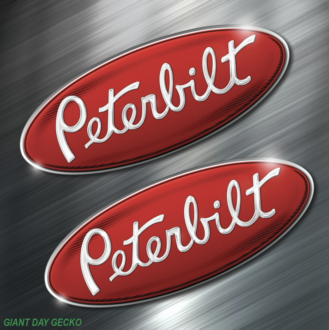 (2) TWO PETERBILT Vinyl Decal Sticker For Car Laptop Skateboard NEW ...