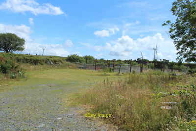 Photo 12x8 Old Quarry at Barlockhart Milton With view of Windfarm on ...