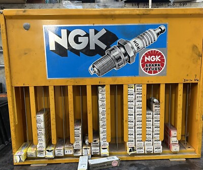 NGK Antique Spark Plug Display | eBay