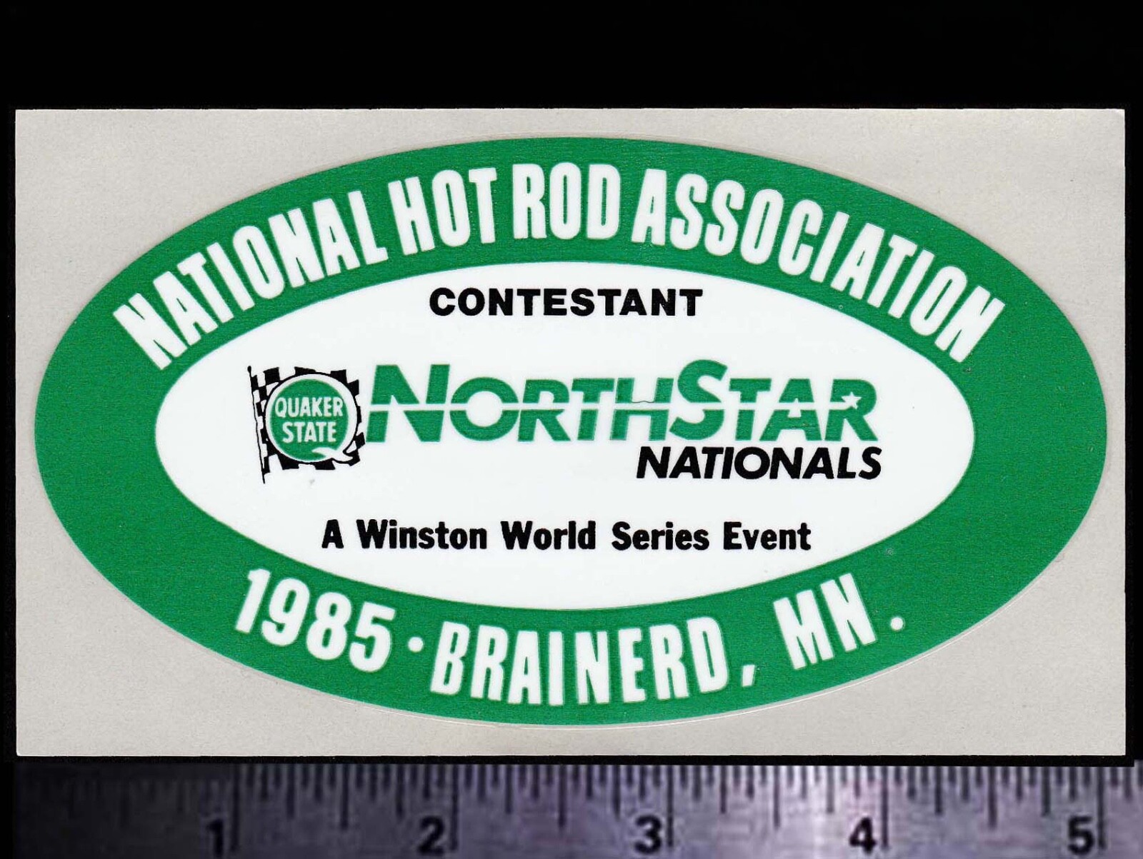 NHRA Northstar Nationals Brainerd MN 1985 Original Vintage Racing Decal ...
