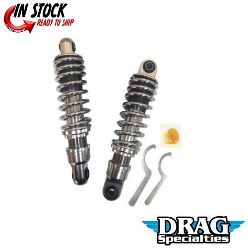Chrome Shocks 10.5" Premium Rear Suspension fr Harley Dyna FXD FXDWG 99 ...
