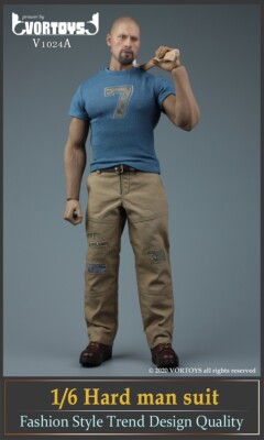 VORTOYS 1:6 V1024A T-shirt Clothes Axe For 12" Male Phicen TBLeague M34 ...